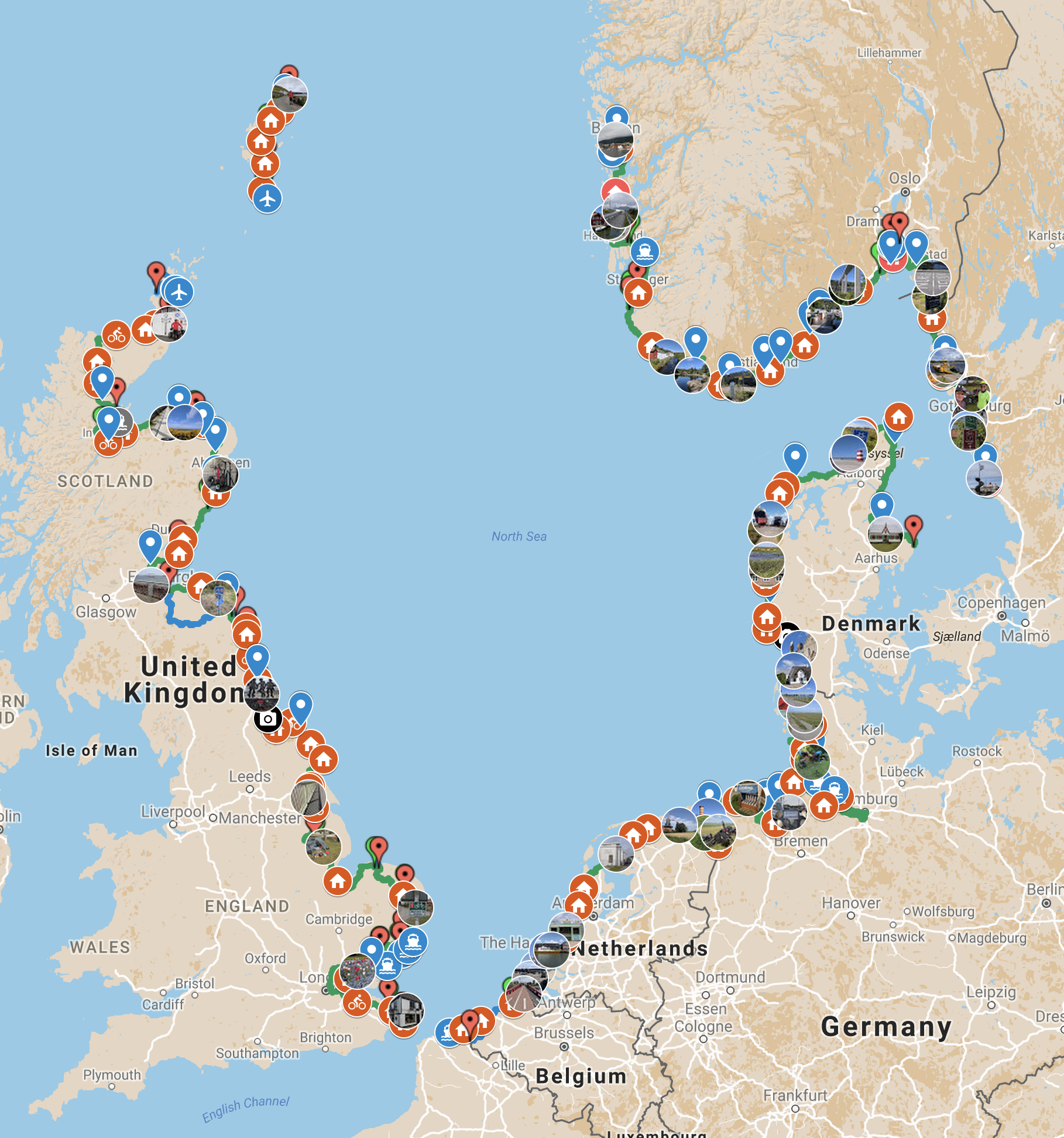 North Sea Cycle Route | Trail Planner